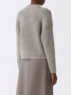 Fabiana Filippi Virgin Wool, Cashmere, And Silk Knit Top