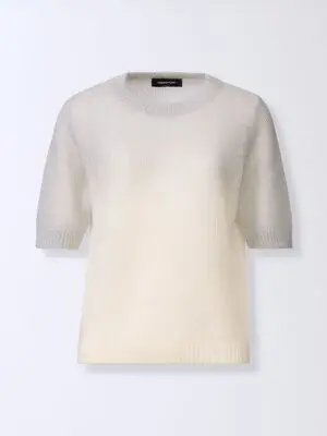 Fabiana Filippi Wool And Cashmere Crew Neck Knit Top