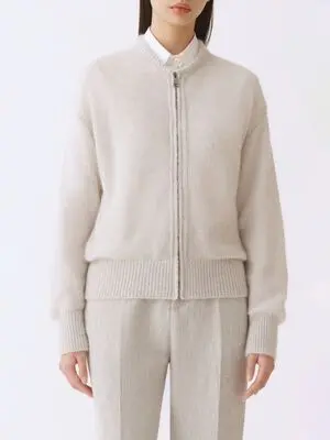 Fabiana Filippi Wool And Cashmere Cardigan - Grey