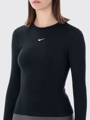 Nike Long Sleeve Fitted Technical Fabric Top - Black