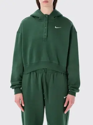 Nike Phoenix Fleece Cotton Blend Sweatshirt - Green