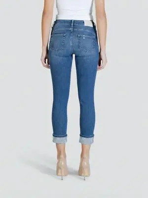 Liu Jo Cropped Fit Stretch Jeans