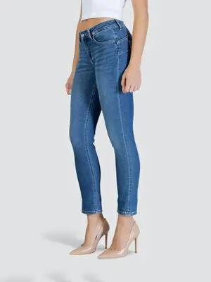 Liu Jo Cropped Fit Stretch Jeans