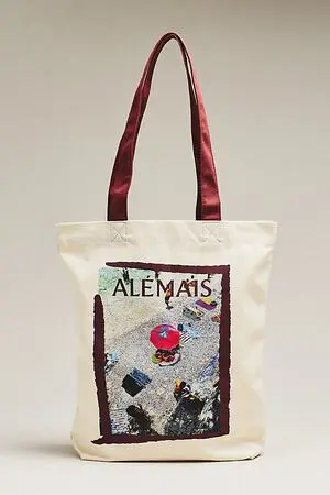 ALEMAIS Maroc Library Tote - Multi Ivory