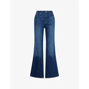 Good American Good Legs Flared Stretch-denim Jeans