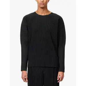 Issey Miyake Basics Long-sleeves Knitted Top
