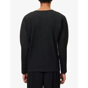 Issey Miyake Basics Long-sleeves Knitted Top