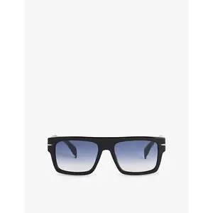 DB EYEWEAR BY DAVID BECKHAM Db 7161/s Square-frame Sunglasses - Black