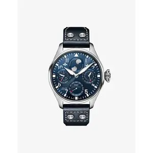 IWC SCHAFFHAUSEN Big Pilot's Perpetual Calendar Stainless Steel Automatic Watch 46.2mm - Gold