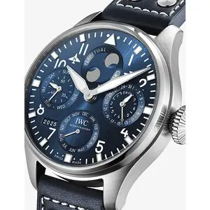 IWC SCHAFFHAUSEN Big Pilot's Perpetual Calendar Stainless Steel Automatic Watch 46.2mm - Gold