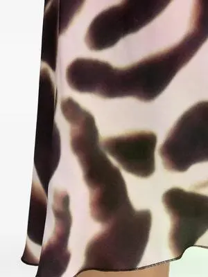 MARC AUREL Animal-print Midi Skirt