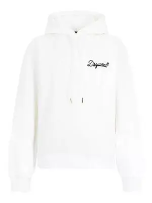 Dsquared2 Hooded Long-sleeve Hoodie - White