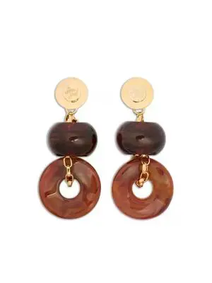 Dsquared2 Beaded Dangle Earrings - Gold