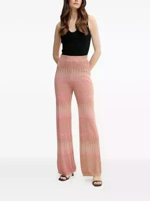 OUI Zig-zag Knit Trousers