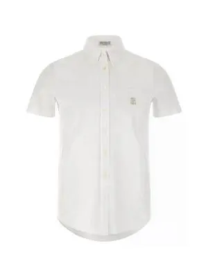 Brunello Cucinelli Embroidered Logo Pocket Shirt