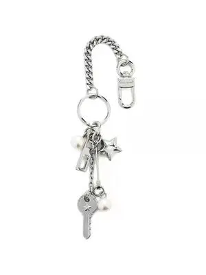 Marc Jacobs Grommet Pearl Charm - Silver
