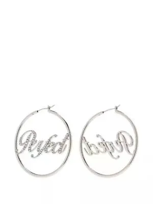 Marc Jacobs Crystal-embellished Hoop Earrings