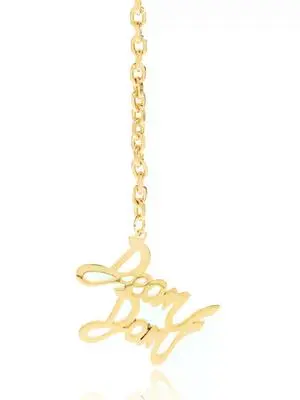 Dsquared2 Chain Script Earrings