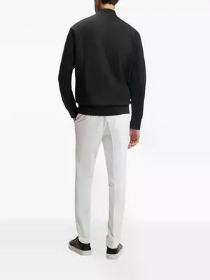 BOSS Zip-up Bomber Jacket - Black