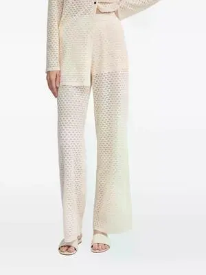 MARC AUREL Openwork Design Trousers