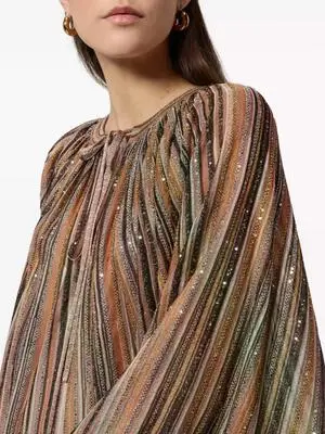 Missoni Striped Embellished Maxi Dress