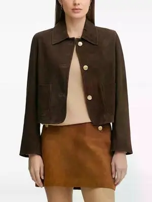 PEDRO DEL HIERRO Buttoned Suede Jacket