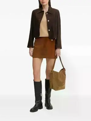 PEDRO DEL HIERRO Buttoned Suede Jacket