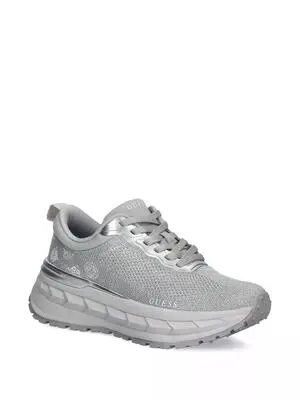 Guess Metallic Trim Sneakers - Grey