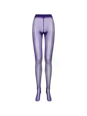 MAISON CLOSE Obsession Control Top Tights - Purple
