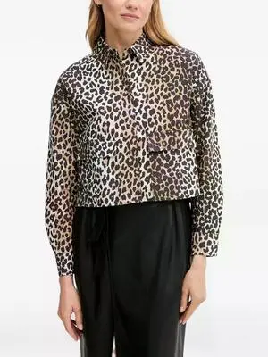 OUI Animal-print Shirt