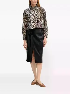 OUI Animal-print Shirt
