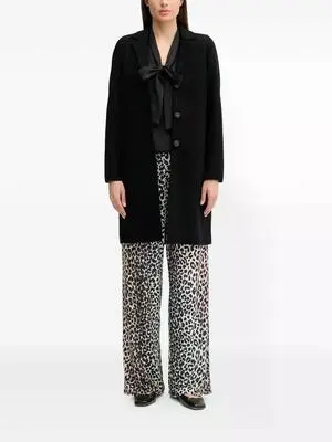 OUI Button Coat - Black