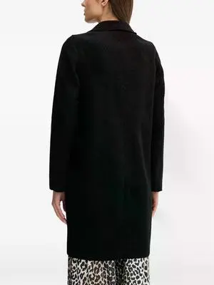OUI Button Coat - Black