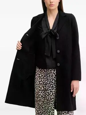 OUI Button Coat - Black