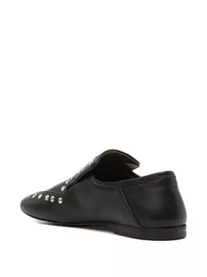 WALES BONNER Dakar Studded Loafers - Black