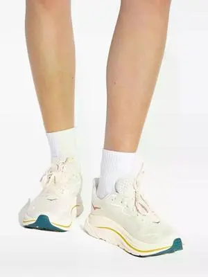 HOKA® Clifton 10 Lace-up Sneakers - Neutrals