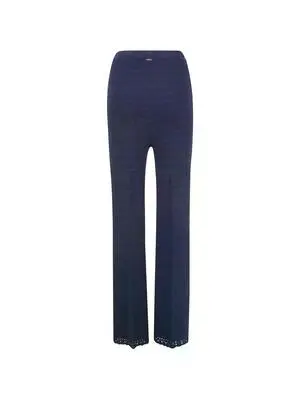 TWINSET Buttoned Crochet Trousers