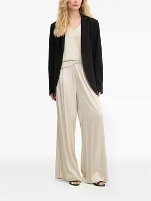 MOS MOSH Elasticated-waist Wide Leg Trousers