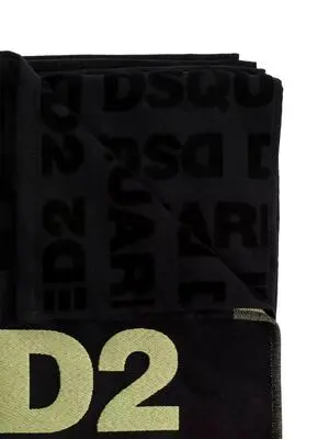 Dsquared2 Logo Jacquard Bath Towel