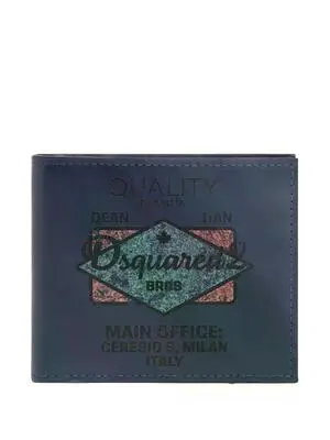 Dsquared2 Logo-print Wallet - Blue