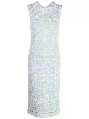 Givenchy 4g Jacquard Tweed Dress