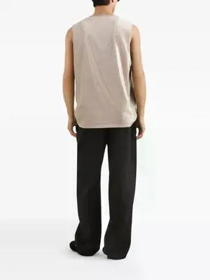 Dolce & Gabbana Sequin Embellished Sleeveless Tank - Neutrals