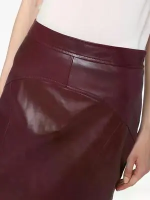 Max Mara Leather Pencil Skirt