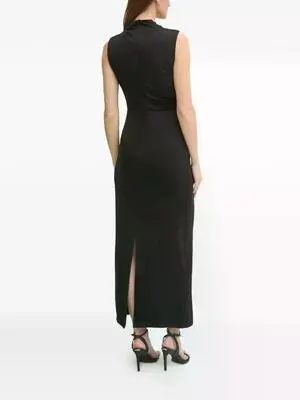 OUI Mock-neck Maxi Dress