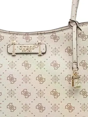 Guess Logo Charm Tote Bag