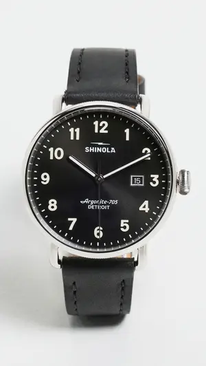 Shinola Canfield Strap Watch - Black