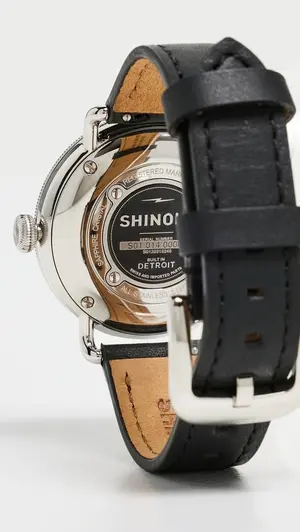 Shinola Canfield Strap Watch - Black