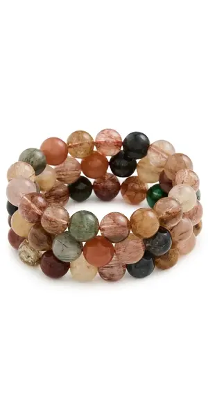 Alexa Leigh Beaded Bracelet Set - Natural