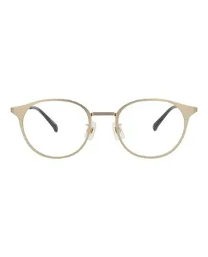 Dunhill Round Frame Optical Frames - Gold Gold Transparent (du0044o/30012381/008)