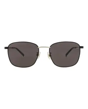 Dunhill Square Frame Metal Sunglasses - Black Black Grey (du0065s/30014061/001)